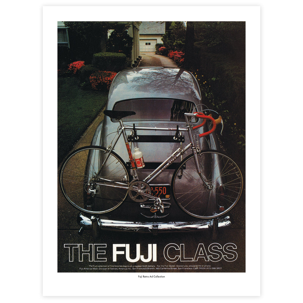 Retro Fuji Class Print – Fuji Bikes USA Powered by BikeCo
